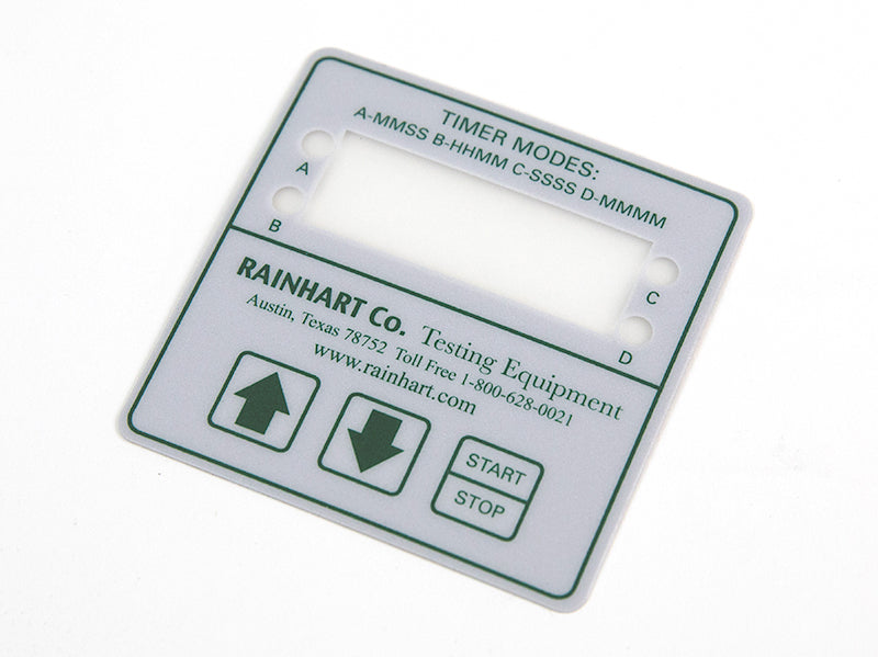 Mary Ann Digital Timer Replacement Label – Rainhart