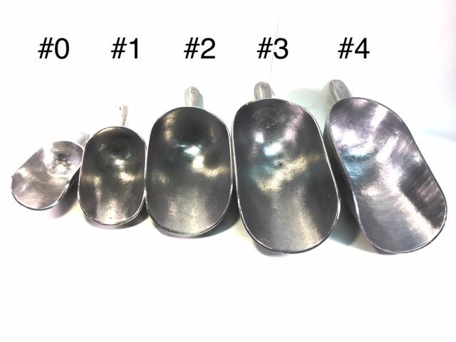 Aluminum Round-Bottom Scoop Available in 5 Sizes, Please Select Size ...